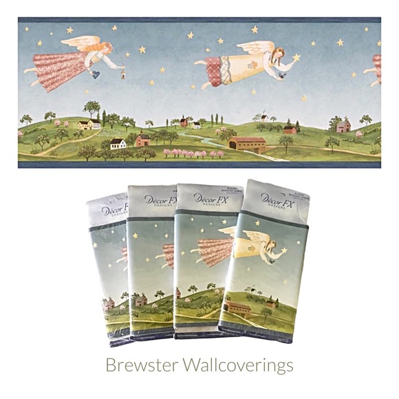 Brewster Wallcoverings | Wall Decor | Brewster Wallpaper Border Folk ...